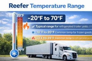 Reefer trailer temperature range - Logity Dispatch