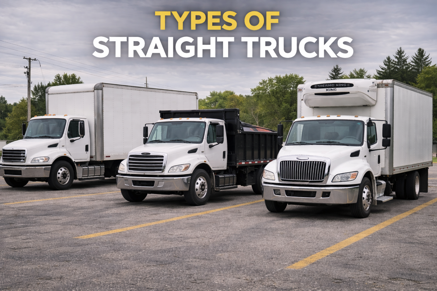 Straight trucks - Types and their applications