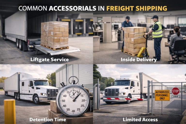 10 Most Common Accessorials in Freight Shipping - Logity Dispatch