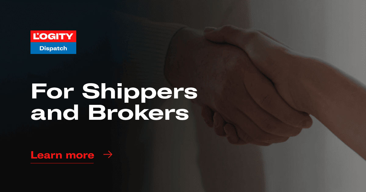 For Shippers and Brokers: Logistics with Logity Dispatch